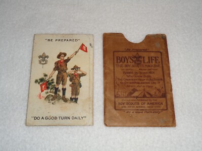 Boy Scouts of America 1922 Antique Original Identification ID Card w ...
