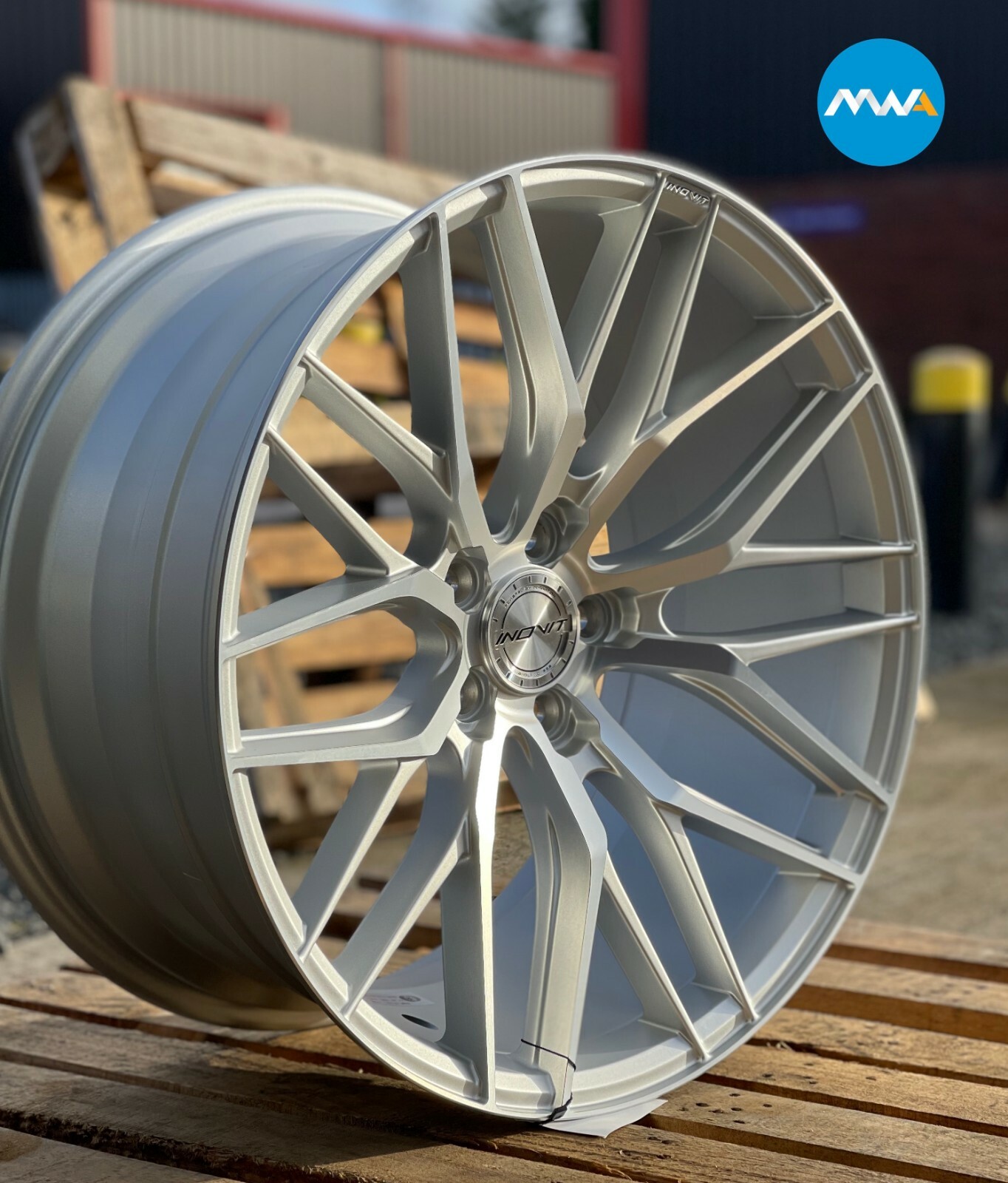 20" Inovit Blitz Alloy Wheels 5x112 Silver Machined fits Audi A4 | A5 ...