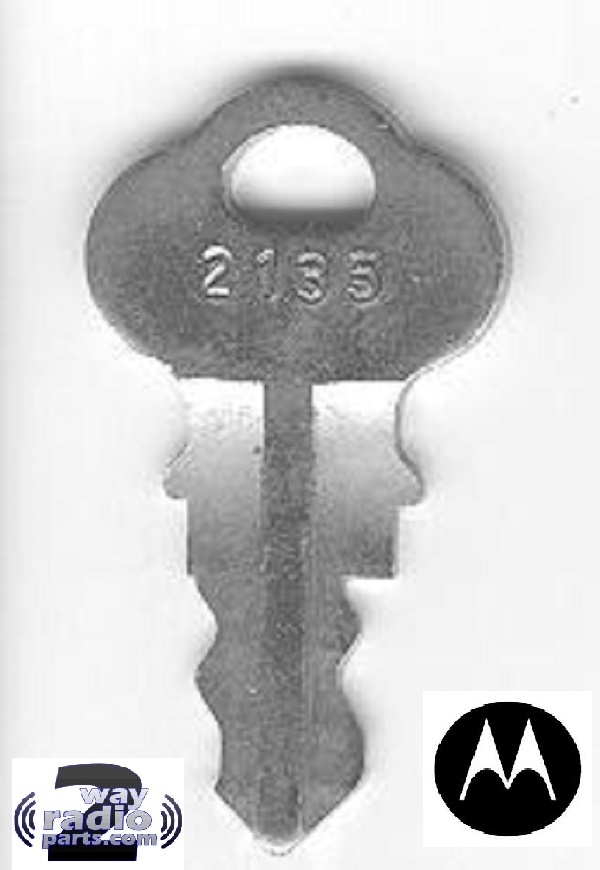 2X Genuine Motorola Base cabinet Locking bracket Radio Key #2135 ...
