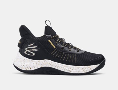 Under Armour UA Curry 3Z7 Basketball Sneakers Shoes Black / Metallic ...