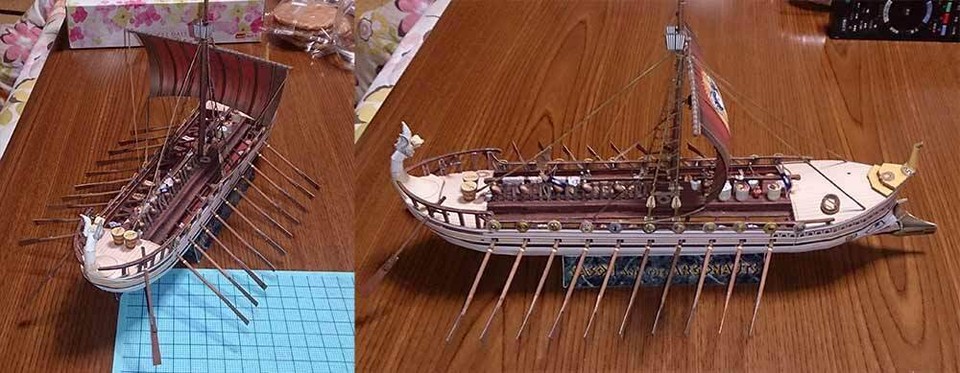 Jason and the Argonauts Argo Ship Handcraft Paper Model Kit Handmade ...