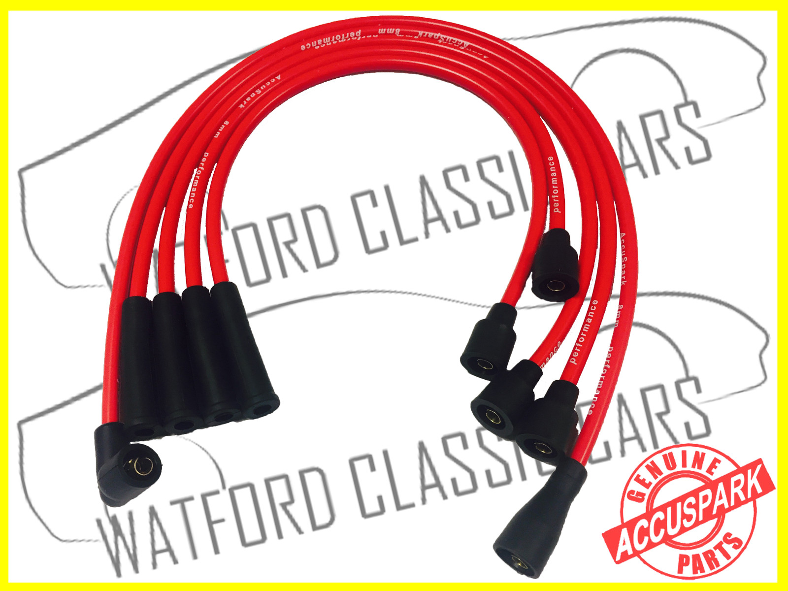 AccuSpark 8mm Triumph TR7 Ignition HT Leads In Red | eBay