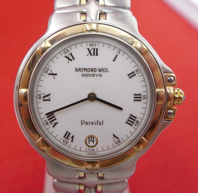 Raymond Weil Parsifal 9190 Herrenuhr 18k Gold und Edelstahl online ...