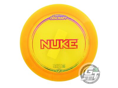 NEW Discraft Z Nuke 170-172g Orange Sunset Shatter A Distance Driver ...