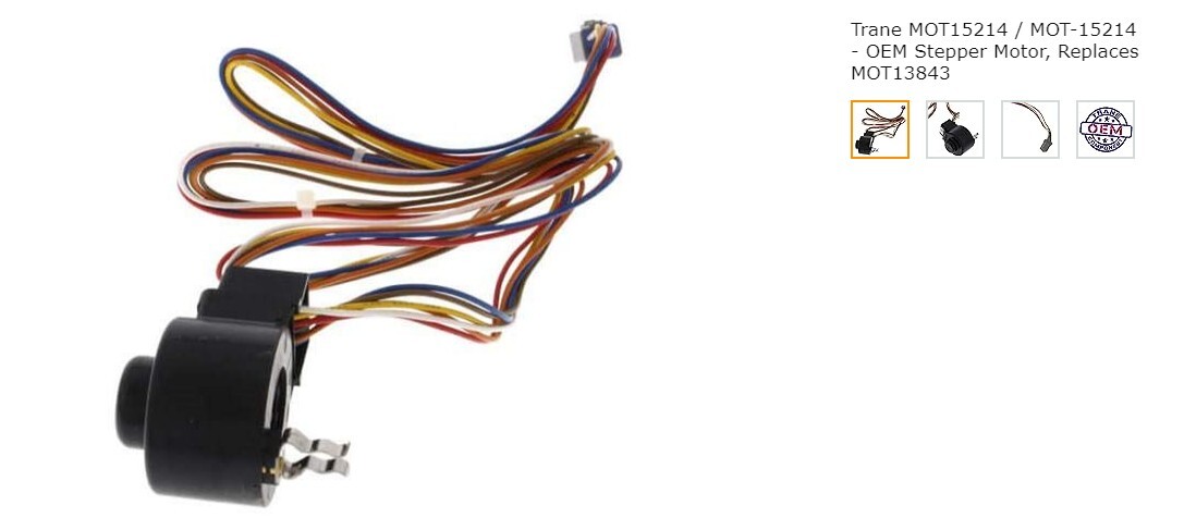 Trane MOT15214 / MOT-15214 - OEM Stepper Motor, Replaces MOT13843 | eBay