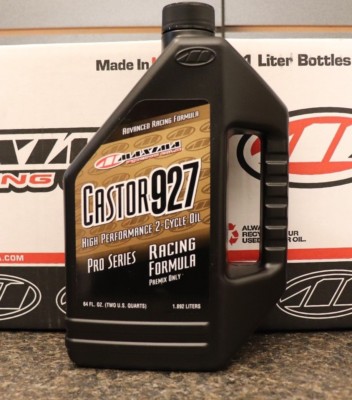 Maxima Castor 927 Racing Performance Oil 64 oz 2 Stroke Pre Mix 2T FAST ...