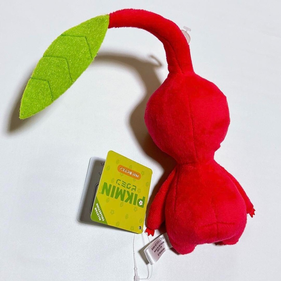 Nintendo Pikmin Red Plush Doll Snei PK01 ALL STAR COLLECTION from Japan ...