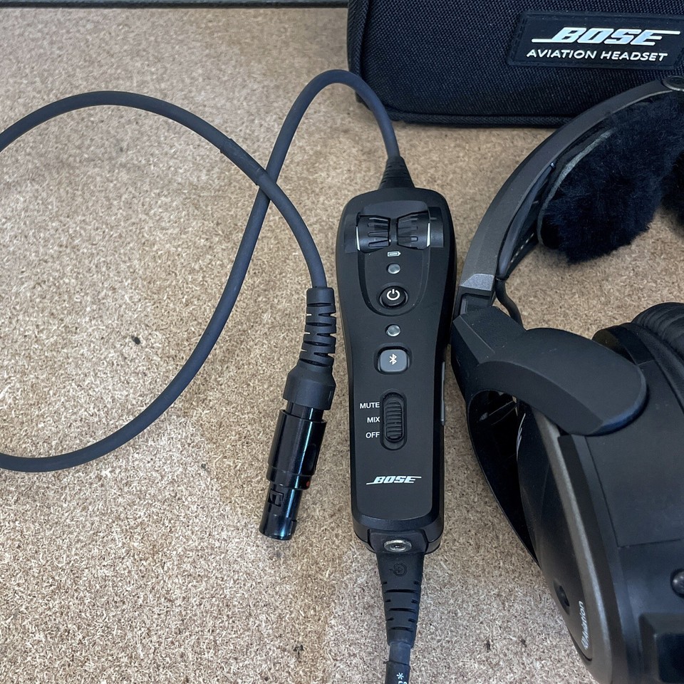 Bose A20 ANR Aviation Headset Single Lemo Plug With Bluetooth | eBay