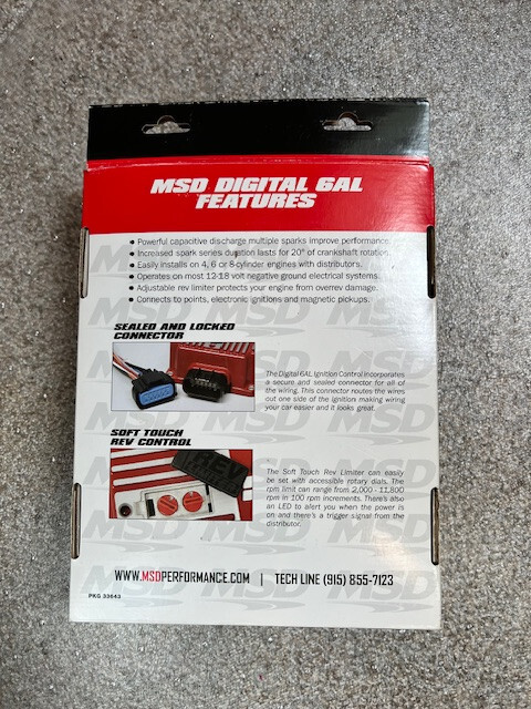 MSD Digital 6AL Ignition Control Module (6425) for sale online | eBay