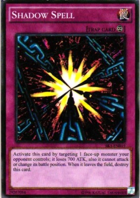 SHADOW SPELL YuGiOh YU GI OH Custom Anime Collectible Card | eBay