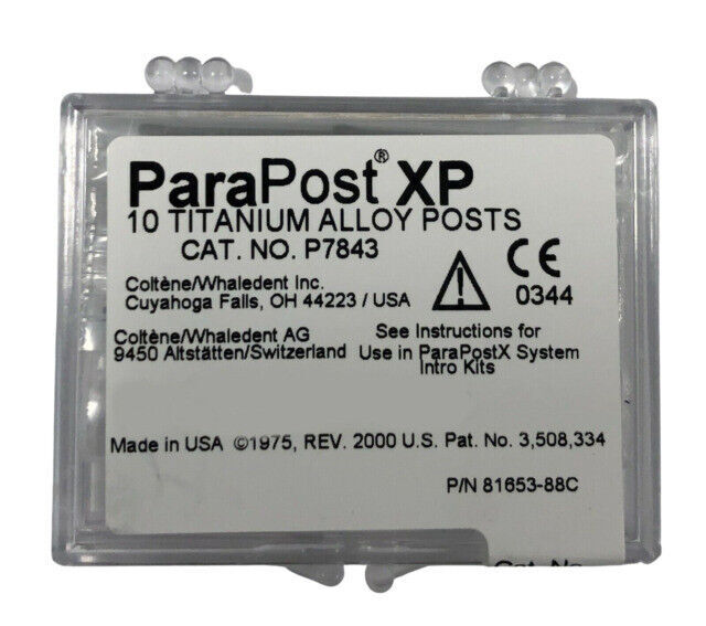 Coltene/Whaledent Posts Titanium 0.036 in Brown P-784-3 -Pack of 10 ...