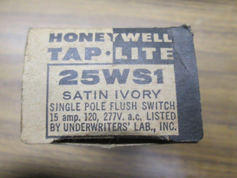 Honeywell Tap Lite Push Button Switches (6) Single Pole (4) 3 Way 25WS1 ...