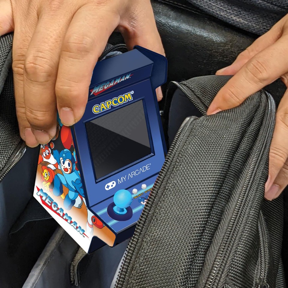 Mega Man Mini Arcade Machine - Nano Player Table Top Arcade Machine ...