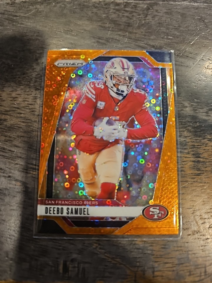 2024 Panini Prizm Deebo Samuel #252 Orange Disco Prizm 49ers SP | eBay