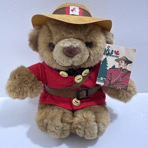 Royal Canadian Mounted Police - Mounties Bear - RCMP Country Plush Toy ...
