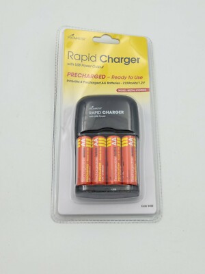 Promaster XtraPower PRECHARGED AA Battery & Charger Kit | eBay