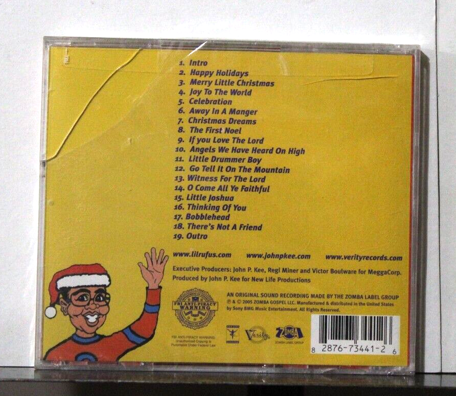 Lil' Rufus SINGS FOR THE HOLIDAYS (CD) Album Sealed Broken Case | eBay