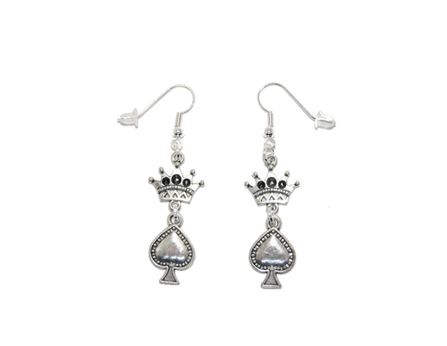 Queen Of Spades Style 8, Hotwife, Cuckold, BBC, Slut, Earring Ear Rings ...