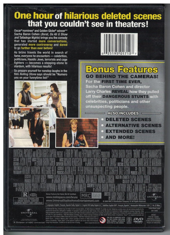 Bruno (DVD, 2009) 25195017107| eBay