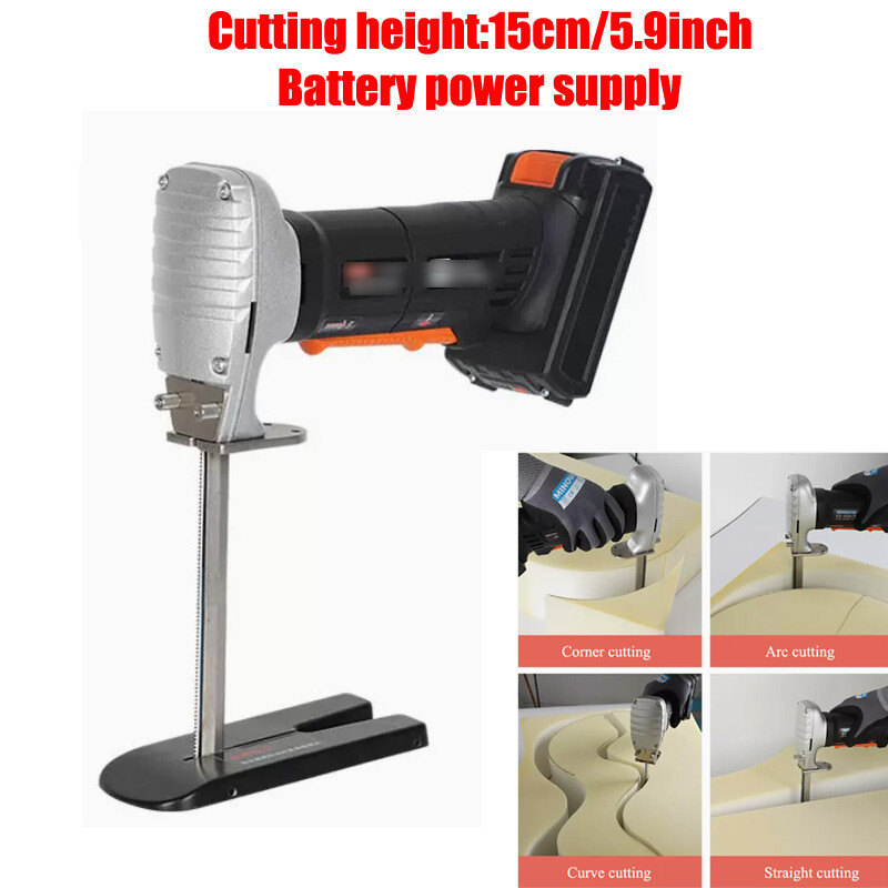 15cm/6inch Sponge Cutting Cordless Machine Electric Foam Reciprocating ...