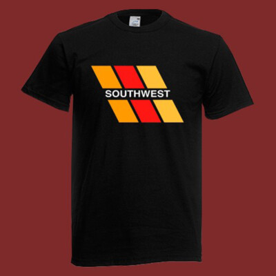 Southwest Airlines Men's Black T-Shirt Size S-5XL | eBay