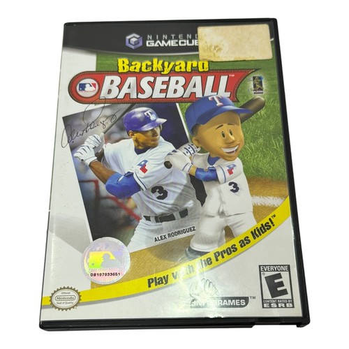 Backyard Baseball (Nintendo GameCube, 2003) Complete CIB 742725245242 ...