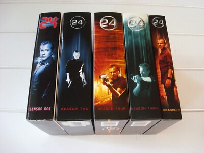 24 Kiefer Sutherland Lot Season 1 - 5 DVD Boxed Sets TV Series Show ...