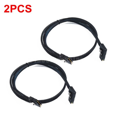 2PCS SAS-A SAS-B SATA CABLE FOR DELL POWEREDGE R610 R710 H700 M246M ...
