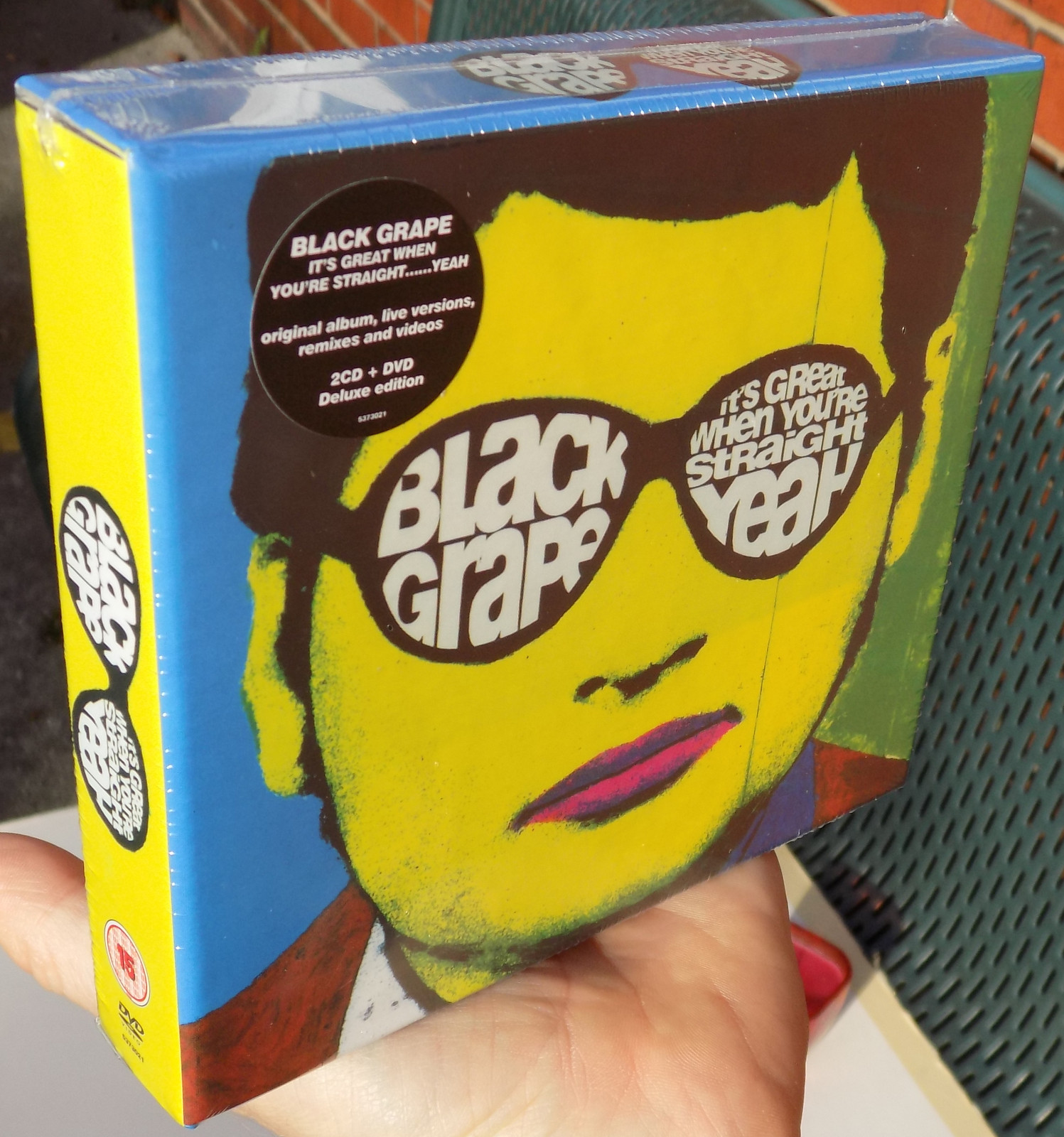 BLACK GRAPE CD x 2 + DVD BOX It's Great When You're Straight...Yeah ...