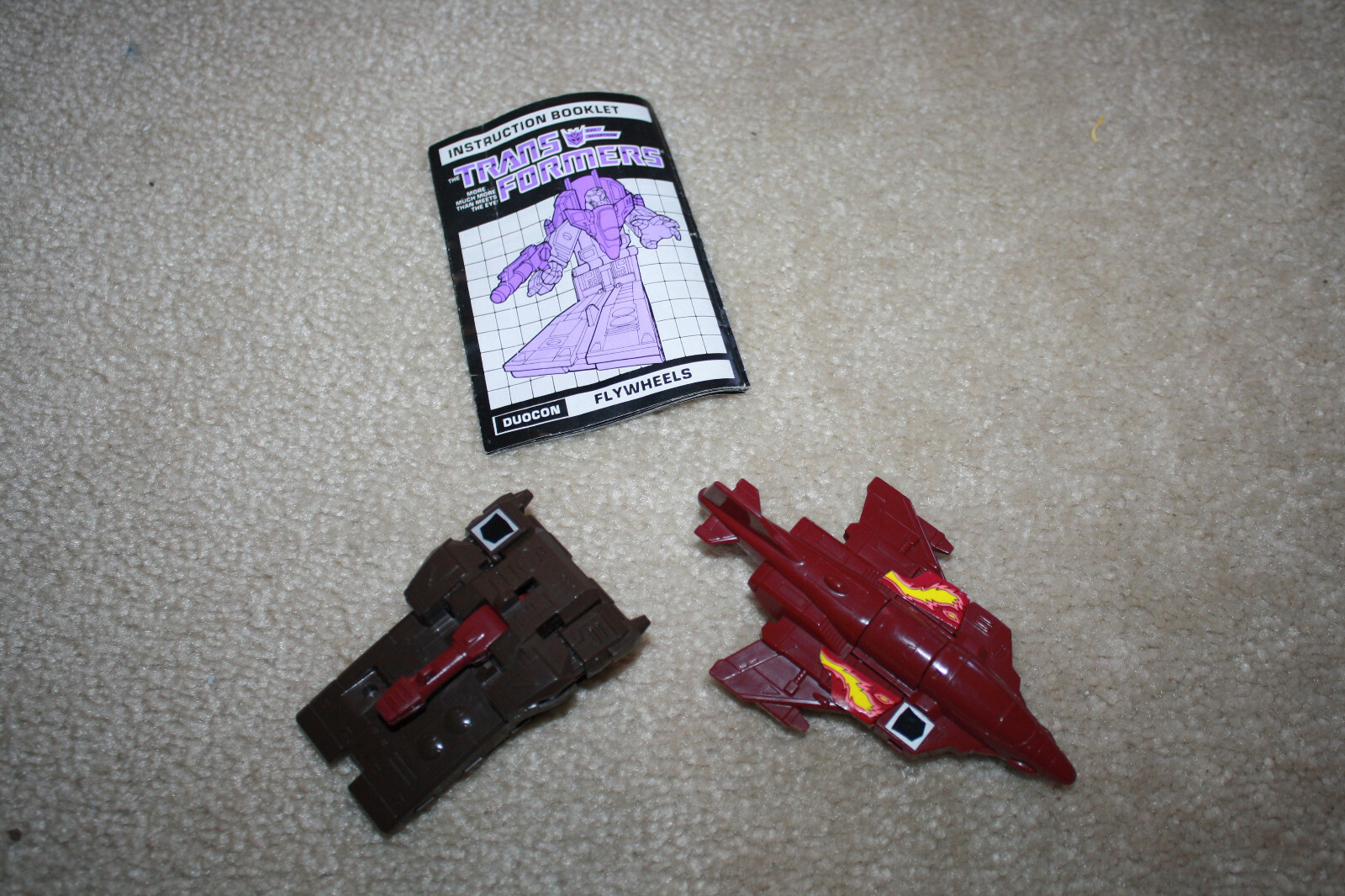 Vintage 1987 Transformers G1 Duocons Flywheels w/Instructions - Y1107 ...