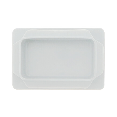 10 Pack Rectangular Tube Inserts 60mm x 40mm White,Plastic Inserts,Tube ...