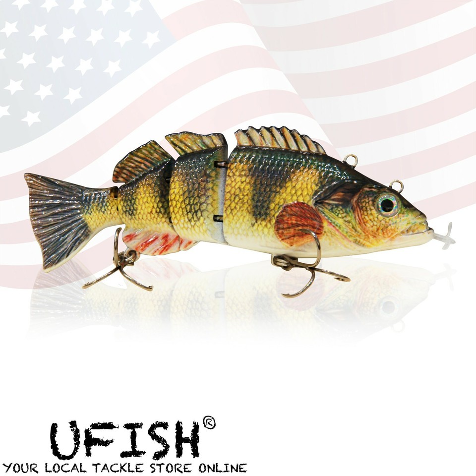 Large Robotic Lure Animated Swimbait Electric USB Wobbler Self Swimming ...