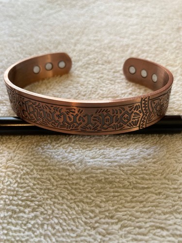 Copper Magnetic Bracelet 6 Magnets Adjustable | eBay