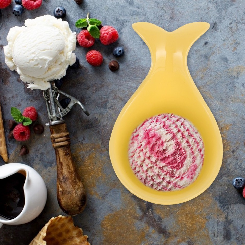 2 Pcs Ice Cream Bowls Serving Dessert Fish Design Dipping Sauce Dishes ...