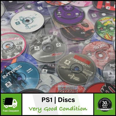 Sony Playstation 1 PS1 PSOne Game Discs | Genuine Original Versions ...