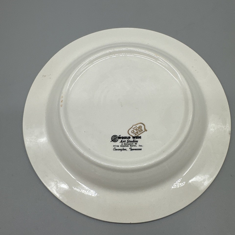 Gaylord Boxes Ashtray Ceramic Art Deco 1940s Maroon Logo Mid Century ...