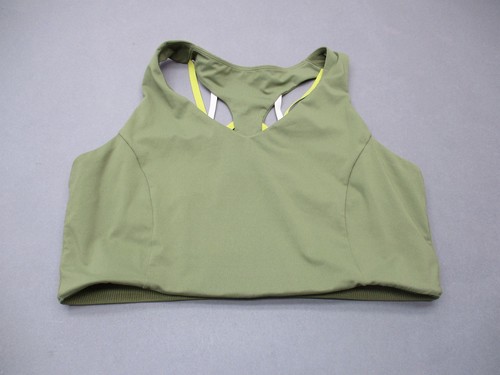 Fabletics Size 1X Womens Green Wireless Unpadded Sports Bra 1A | eBay
