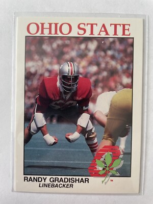 Randy Gradishar 1988 Ohio State Buckeyes College Football Card Kroger ...