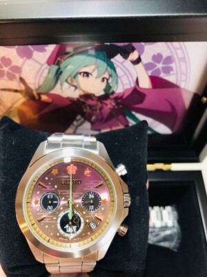SEIKO Hatsune Miku Senbonzakura Limited Watch w/ Music Box Japan 1000 ...