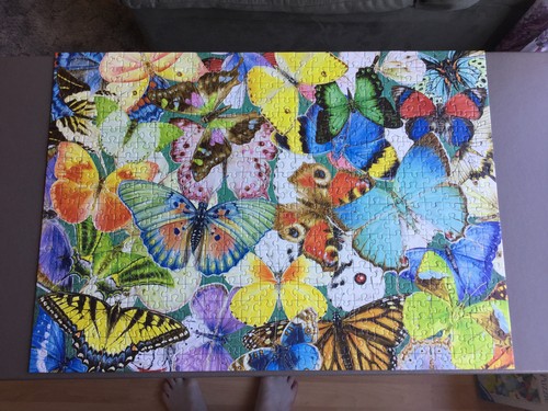 Ravensburger Jigsaw Puzzle Butterflies James Shasky 500 PC LRG Format ...