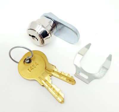 Chicago Cam Lock w/ Clip K3705 Keyed Alike 1454 1.5" Straight Cam | eBay