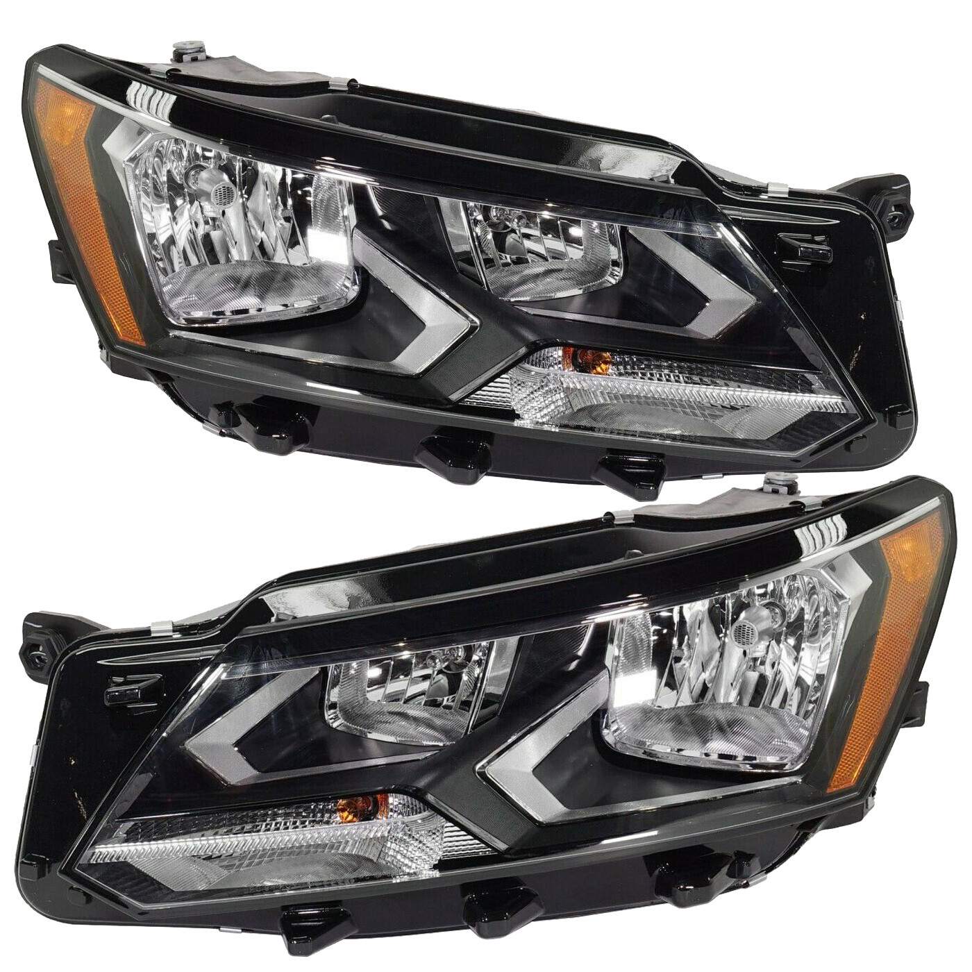 Headlights Set For 16-19 Volkswagen Passat Pair Halogen Headlamps | eBay