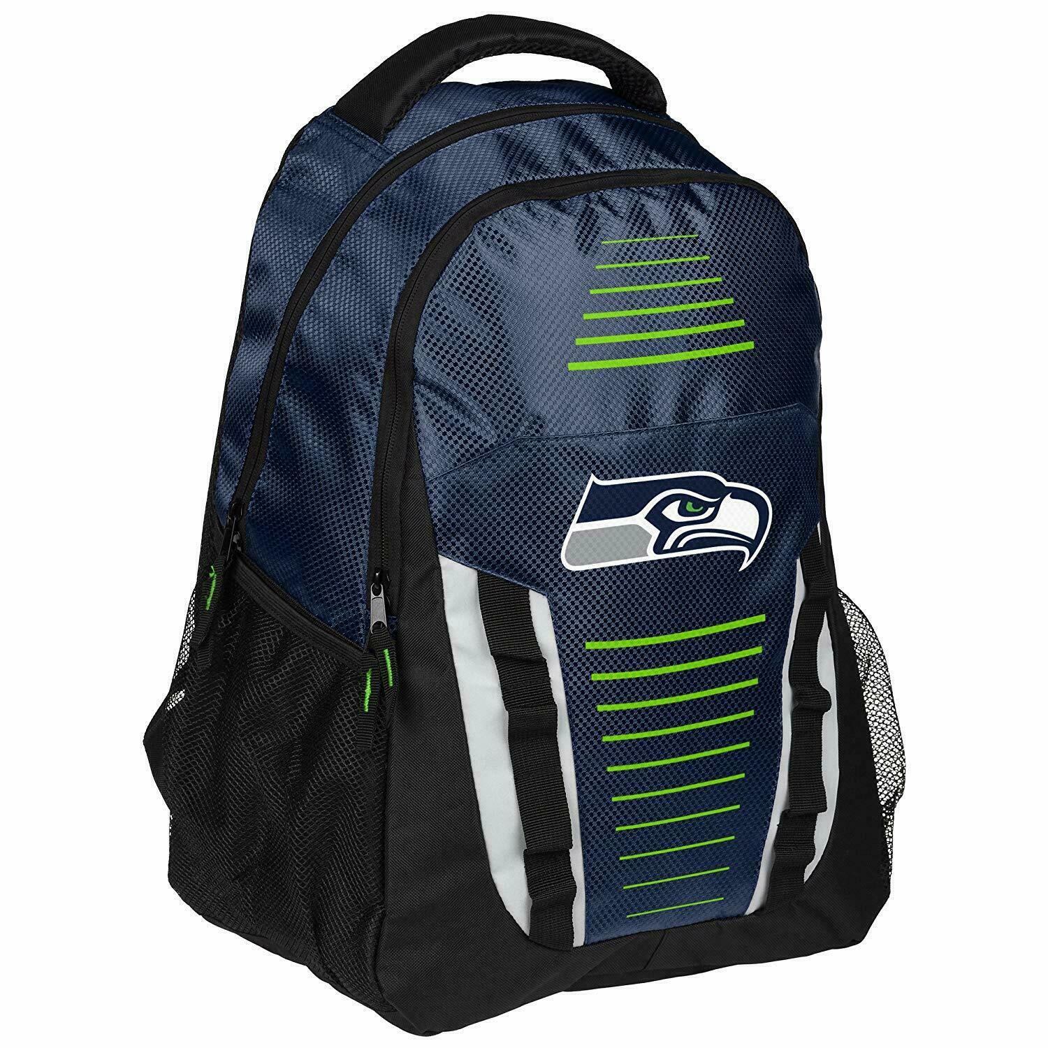 NFL Seattle Seahawks Stripe Franchise Backpack (School,Sport,Travel) | eBay