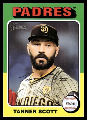 2024 Topps Heritage High Base 506 Tanner Scott, San Diego Padres | eBay