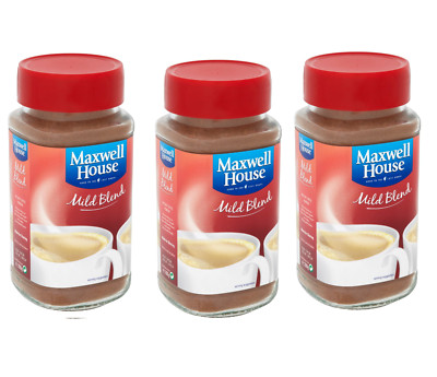 3 x Maxwell House Coffee Powder Mild - 200G | eBay UK