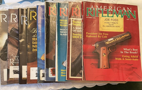 American Rifleman Magazines Lot of 10 Various Years Owners Name Inked ...
