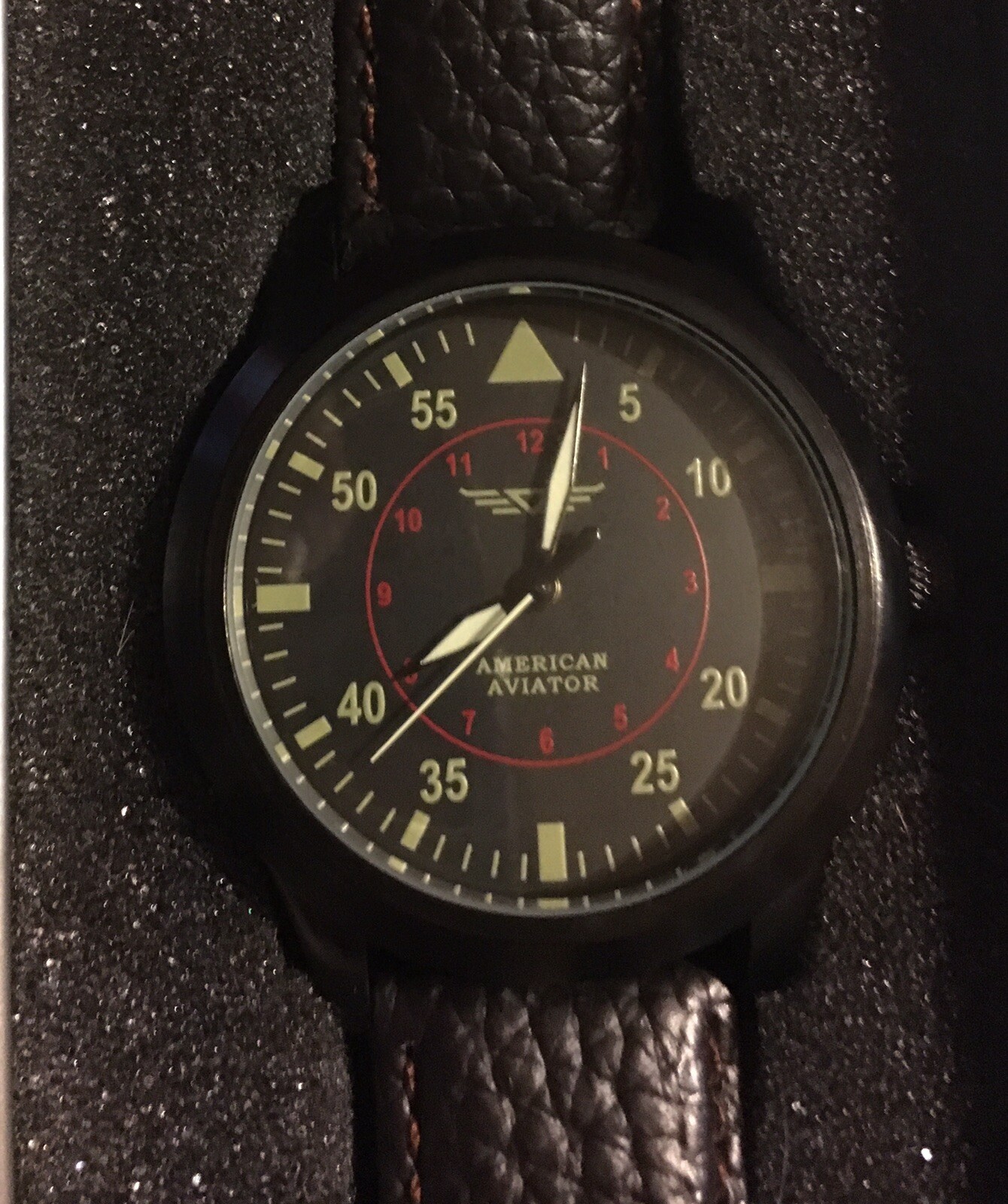 AMERICAN AVIATOR MEN'S WRIST WATCH PREOWNED TESTED NEW BATTERY WORKS | eBay