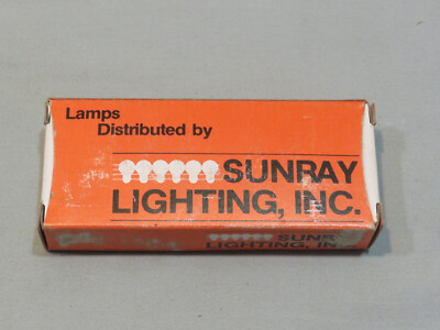 Vintage NOS Sunray Lighting Miniature Lamp Bulbs #1835 55V, Qty 10, Lot ...