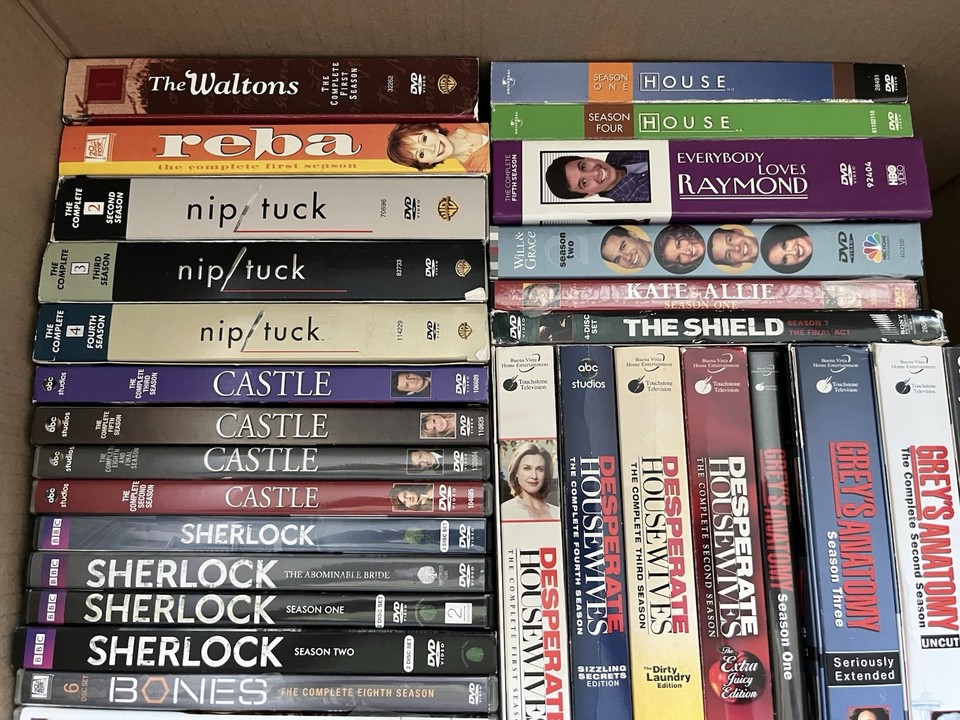Huge Misc Lot Of Tv Series Dvds 54+ Various Seasons Box sets ( 4 NEW ...