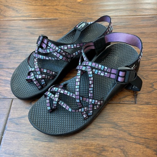 Chaco Womems Zx2 Colorado Purple Stained Glass Sandals Sz 9 Outdoor ...